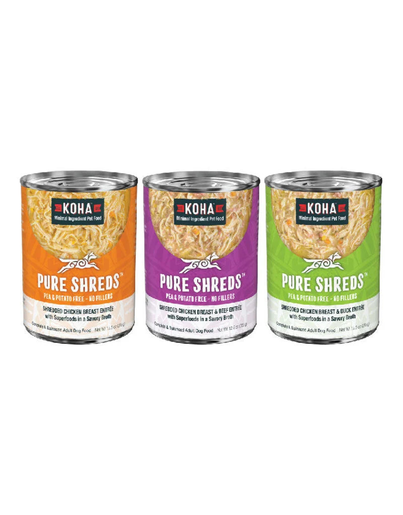 Koha Pure Shreds Entrée Canned Dog Food – Paw Naturals
