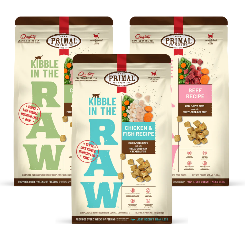 Primal Raw Freeze-Dried Quail Cat Food | Paw Naturals