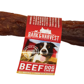Superior Farms Bark & Harvest Beef Bladder 12" Stick Dog Treat – Paw ...